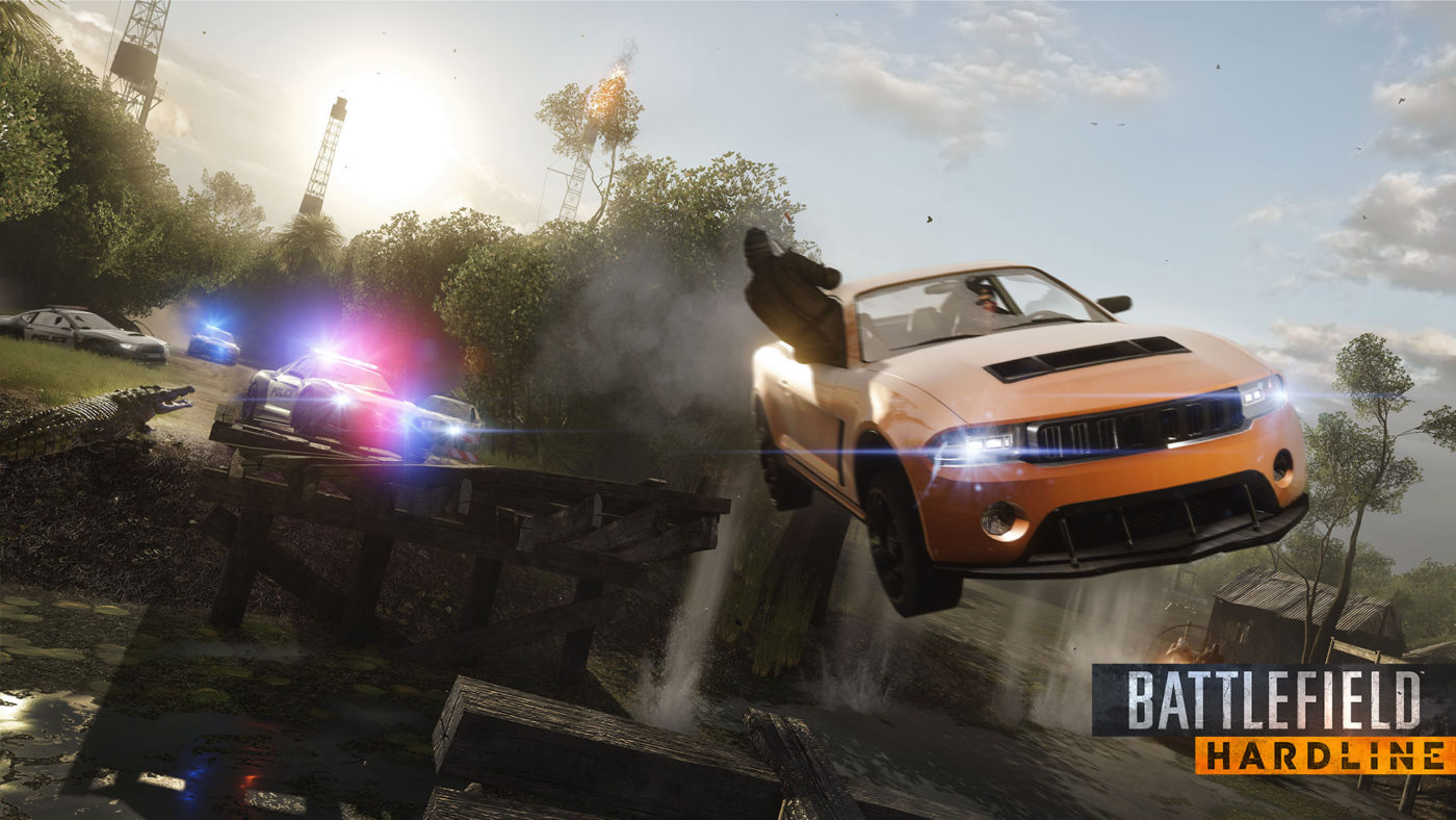 First Look At Battlefield Hardlines High Speed Chase Multiplayer Mode