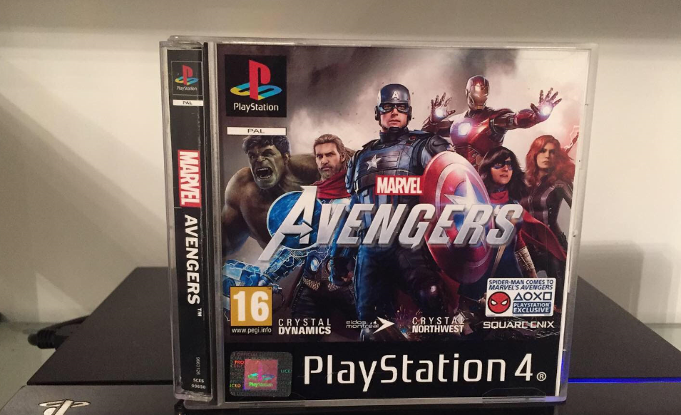This Fan-Made Marvel's Avengers PS1 CD Case Is a Sight to Behold - MP1st