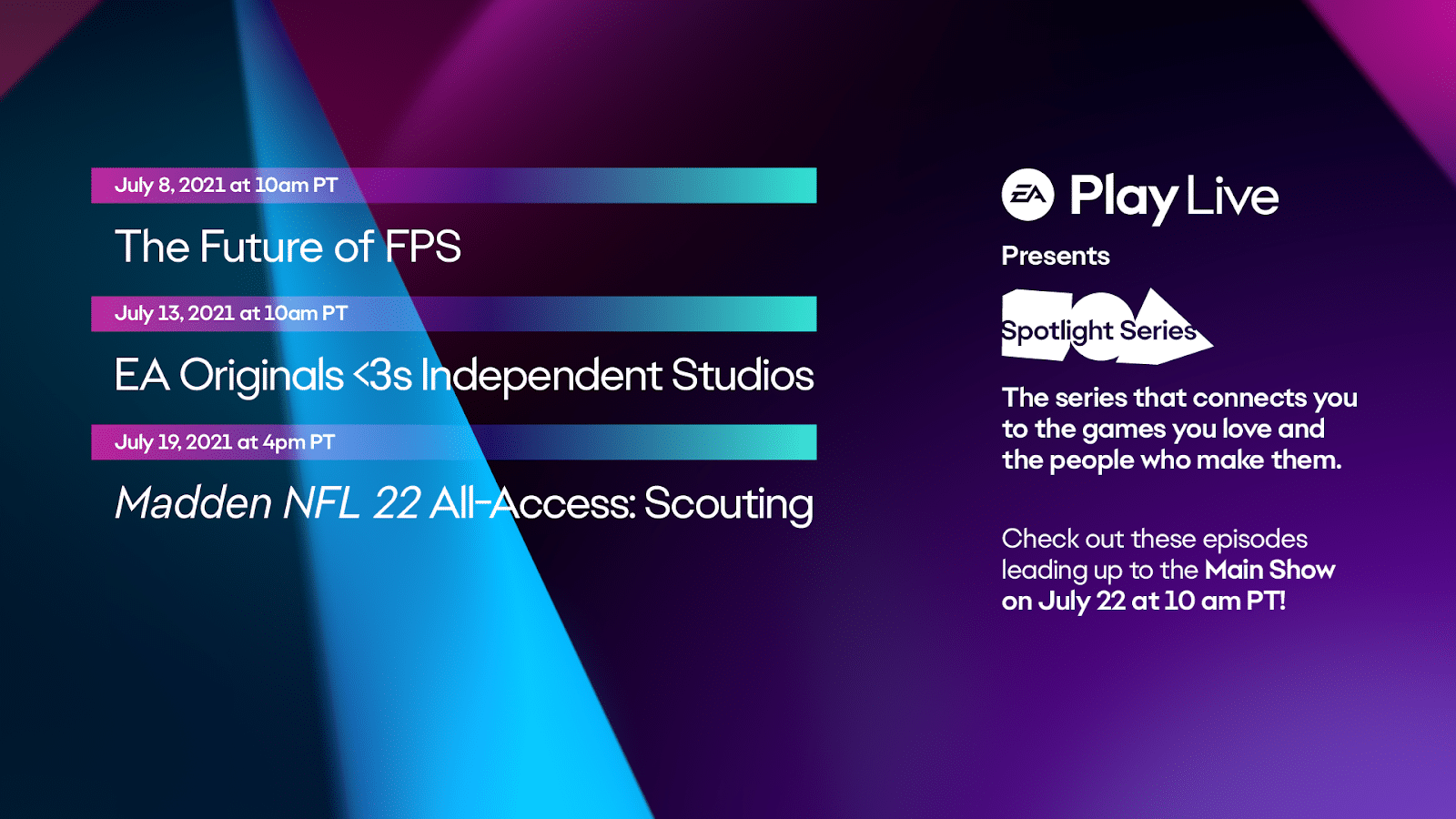 EA Future of First-Person Shooters Stream Featuring DICE and Respawn ...